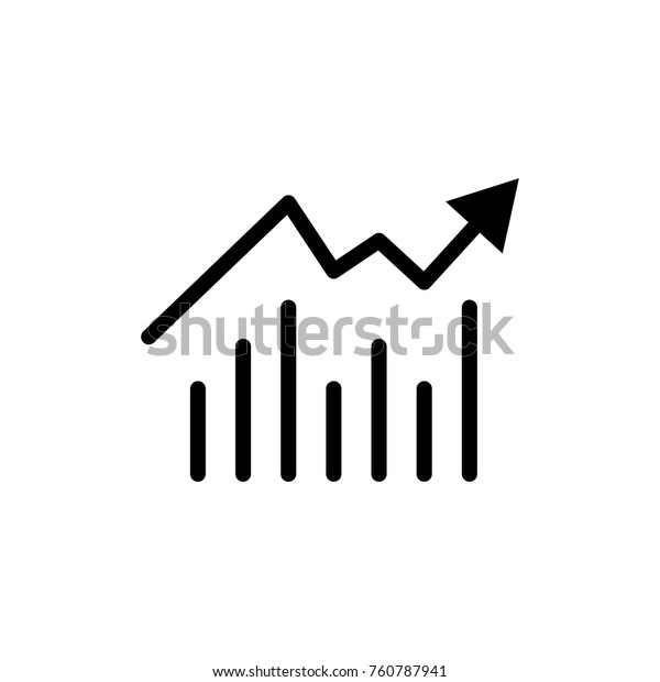 Growth Line Icon High Quality Black Stock Vector (Royalty Free ...