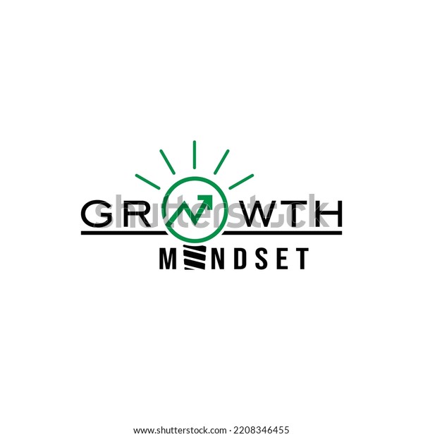 Growth Mindset Wordmark Logo Design Stock Vector (Royalty Free ...