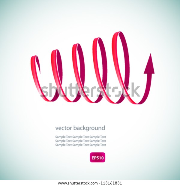 Growth Red Charts Stock Vector (Royalty Free) 113161831 | Shutterstock