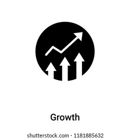 Growth Vector Isolated On White Background Stock Vector (Royalty Free ...