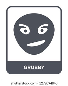 Grubby Icon Vector On White Background Stock Vector (Royalty Free ...