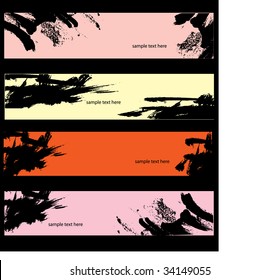 Grunge Banners Stock Vector (Royalty Free) 34149055 | Shutterstock