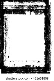 Grunge Distressed Frame Border Background Stock Vector (Royalty Free ...