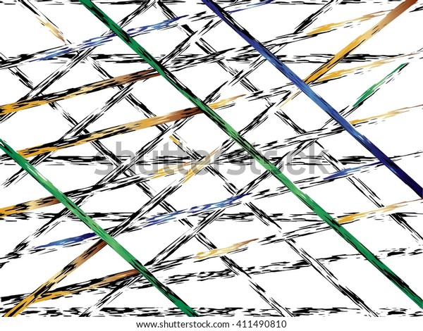 Grunge Color Stripes Overlay Texture Simply Stock Vector (Royalty Free ...