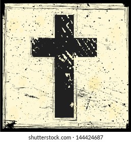 Vector Sign Black Scratched Cross On: เวกเตอร์สต็อก (ปลอดค่าลิขสิทธิ์ ...