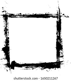 Grunge Distressed Frame Border Background Stock Vector (Royalty Free ...