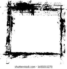 Grunge Distressed Frame Border Background Stock Vector (Royalty Free ...