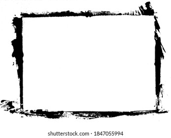 Grunge Distressed Frame Border Background Stock Vector (Royalty Free ...