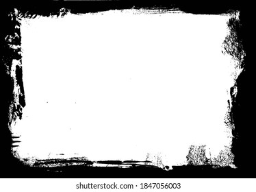 Grunge Distressed Frame Border Background Stock Vector (Royalty Free ...