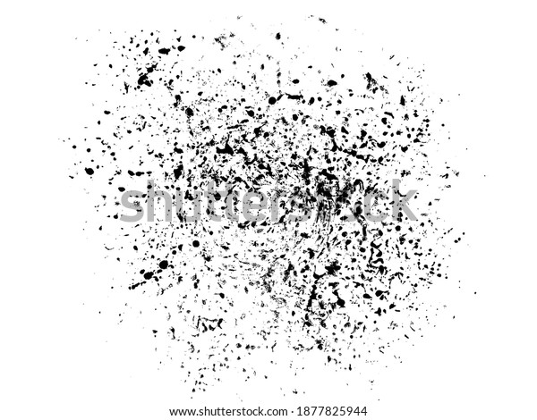 Grunge Distressed Splatter Splash Stain Stock Vector (Royalty Free ...
