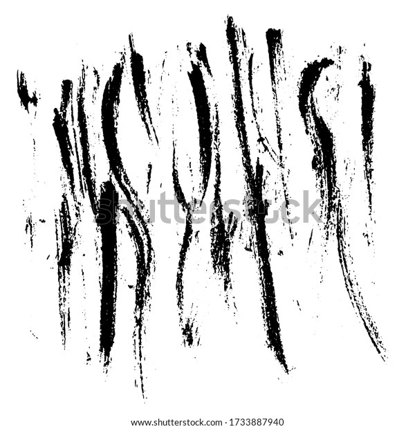 Grunge Dry Ink Texture Hand Brushed Stock Vector (Royalty Free ...