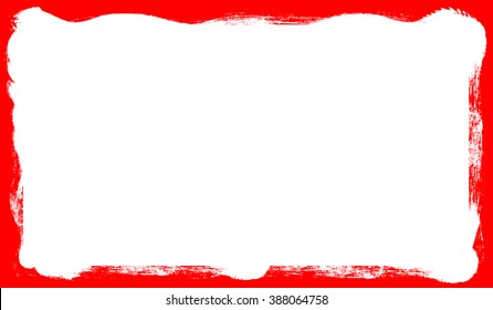 Grunge Framegrunge Background Red Stock Vector (Royalty Free) 388064758 ...