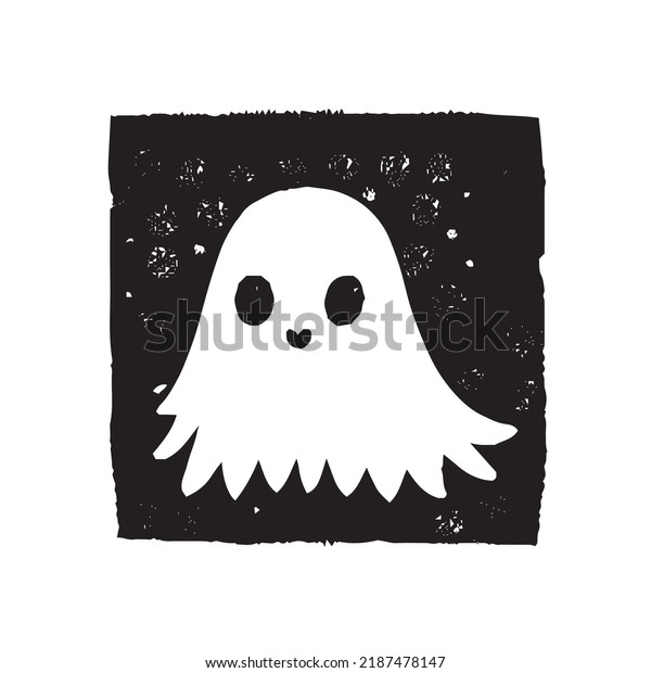 Grunge Ghost Stamp Insignias Label Badge Stock Vector (Royalty Free ...