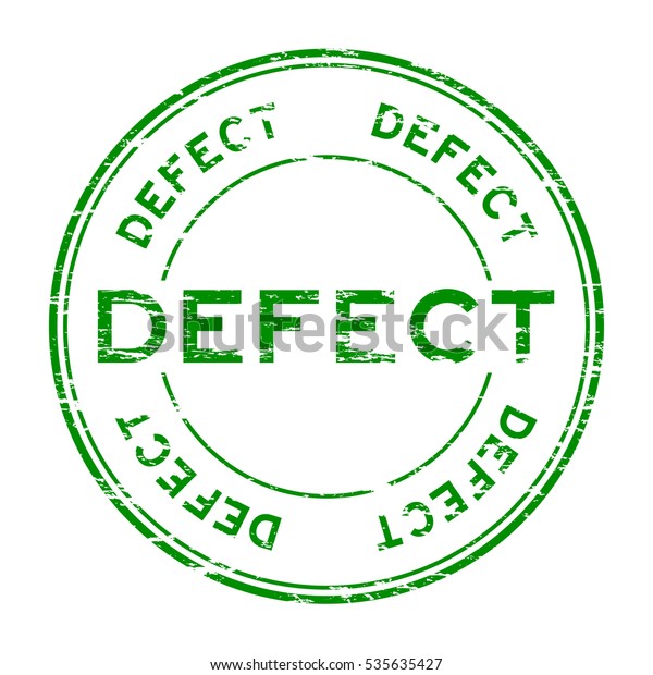 Grunge Green Defect Round Rubber Stamp: vector de stock (libre de ...