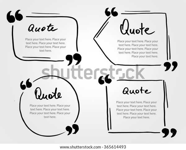 1,669 Hand drawn quotation marks 이미지, 스톡 사진 및 벡터 | Shutterstock