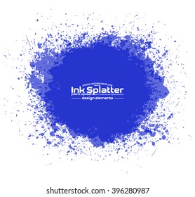 Grunge Ink Splash Background Isolated Vector Stock Vector (Royalty Free ...