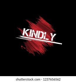Grunge Kindly Emblem Label Badge Logo Stock Vector (Royalty Free ...