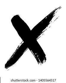 Grunge X Markabstract Logo X Design Stock Vector (Royalty Free ...