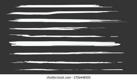 Grunge Line Vector Set Black Line Stock Vector (Royalty Free ...