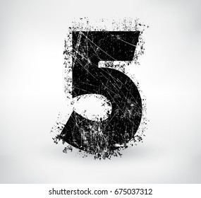 1,083 Distressed Number Drawing Images, Stock Photos & Vectors ...