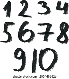 1,083 Distressed Number Drawing Images, Stock Photos & Vectors ...