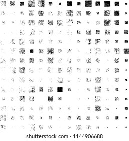 Grunge Pattern Black Squares Stock Vector (Royalty Free) 1144906688 ...