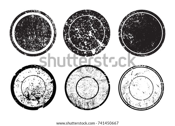 Grunge Post Stampsvector Distress Stamps Stock Vector (Royalty Free ...