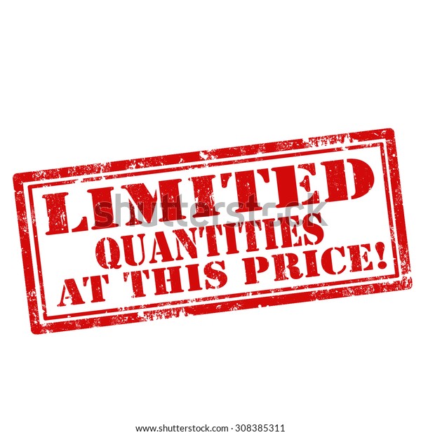 Grunge Rubber Stamp Text Limited Quantities Stock Vector (Royalty Free ...