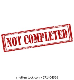 4,163 Not completed Images, Stock Photos & Vectors | Shutterstock