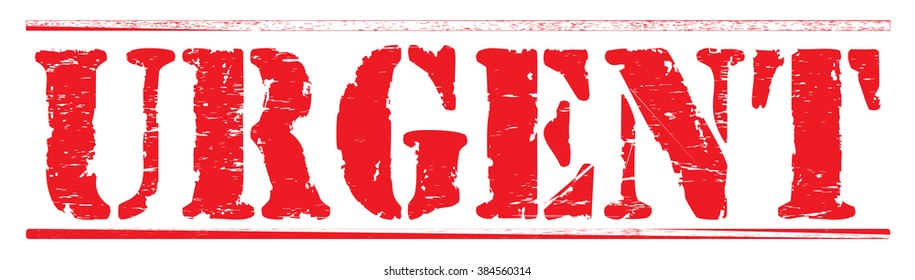 Grunge Rubber Stamp Text Urgentvector Illustration Stock Vector ...