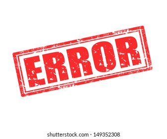 Grunge Rubber Stamp Word Error Insidevector Stock Vector (Royalty Free ...
