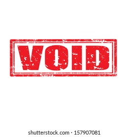 Grunge Rubber Stamp Word Voidvector Illustration: vector de stock ...