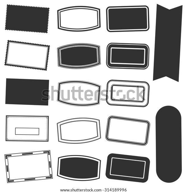 Grunge Stamp Mockups Set Grunge Overlay Stock Vector (Royalty Free ...