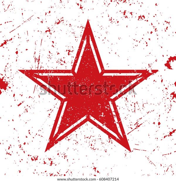 Grunge Star Stock Vector (Royalty Free) 608407214 | Shutterstock