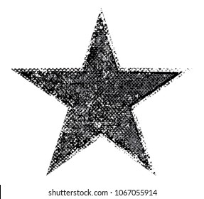 Grunge Star Backgroundvector Star Icon Stock Vector (Royalty Free ...