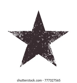 Grunge Starvector Star Icon Stock Vector (Royalty Free) 777327565 ...