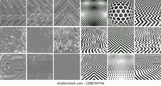 Grunge Stripe Distress Textures Vector Illustration Stock Vector ...