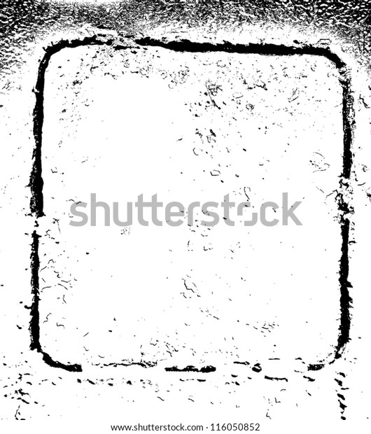 Grunge Textured Frame Old Metal Hatch Stock Vector (Royalty Free ...
