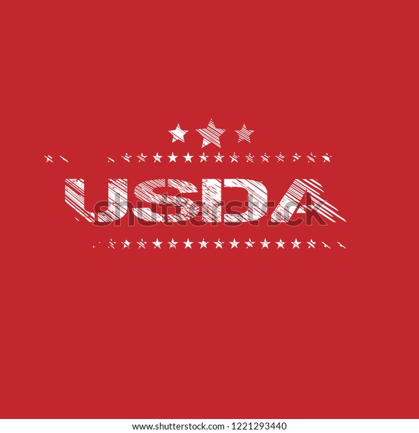 Grunge Usda Emblem Label Badge Logo Stock Vector (Royalty Free ...