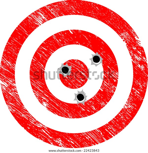 Grunge Vector Target Bullet Holes Stock Vector (Royalty Free) 22423843 ... Grunge Vector Target Bullet Holes Stock Vector (Royalty Free) 22423843 ...