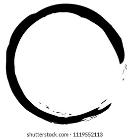 Grungy Circles Circular Splatter Effect Circle Stock Vector (Royalty ...