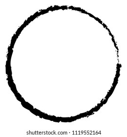 Grungy Circles Circular Splatter Effect Circle Stock Vector (Royalty ...