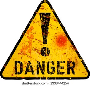 Vektor Stok Be Careful Sign Warning Sign Vector (Tanpa Royalti ...