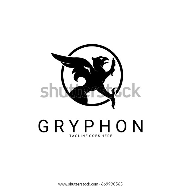Gryphon Logo Stock Vector (Royalty Free) 669990565