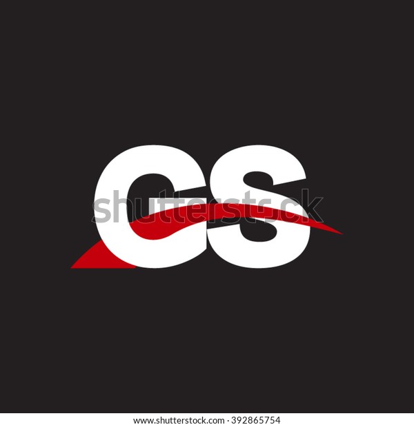 Gs Initial Overlapping Swoosh Letter Logo Stock Vector (Royalty Free ...
