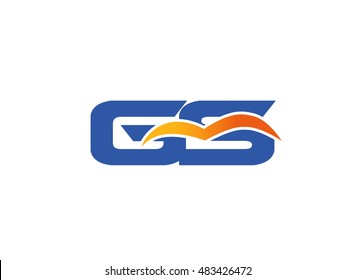 Gs Letter Logo Stock Vector (Royalty Free) 483426472 | Shutterstock