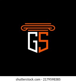 Gs Letter Logo Creative Design Vector Stock Vector (Royalty Free ...
