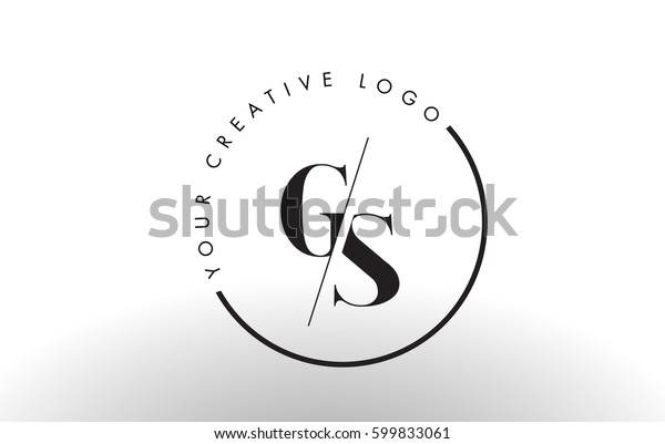 Gs Letter Logo Design Creative Intersected Stock Vector (Royalty Free ...