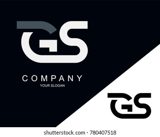 Gs Letter Logo Design Template Stock Vector (Royalty Free) 780407518 ...