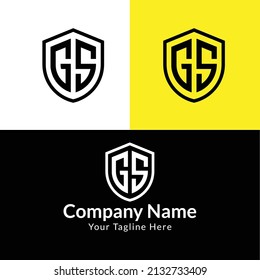 Gs Letter Security Logo Design Gs Stock Vector (Royalty Free ...
